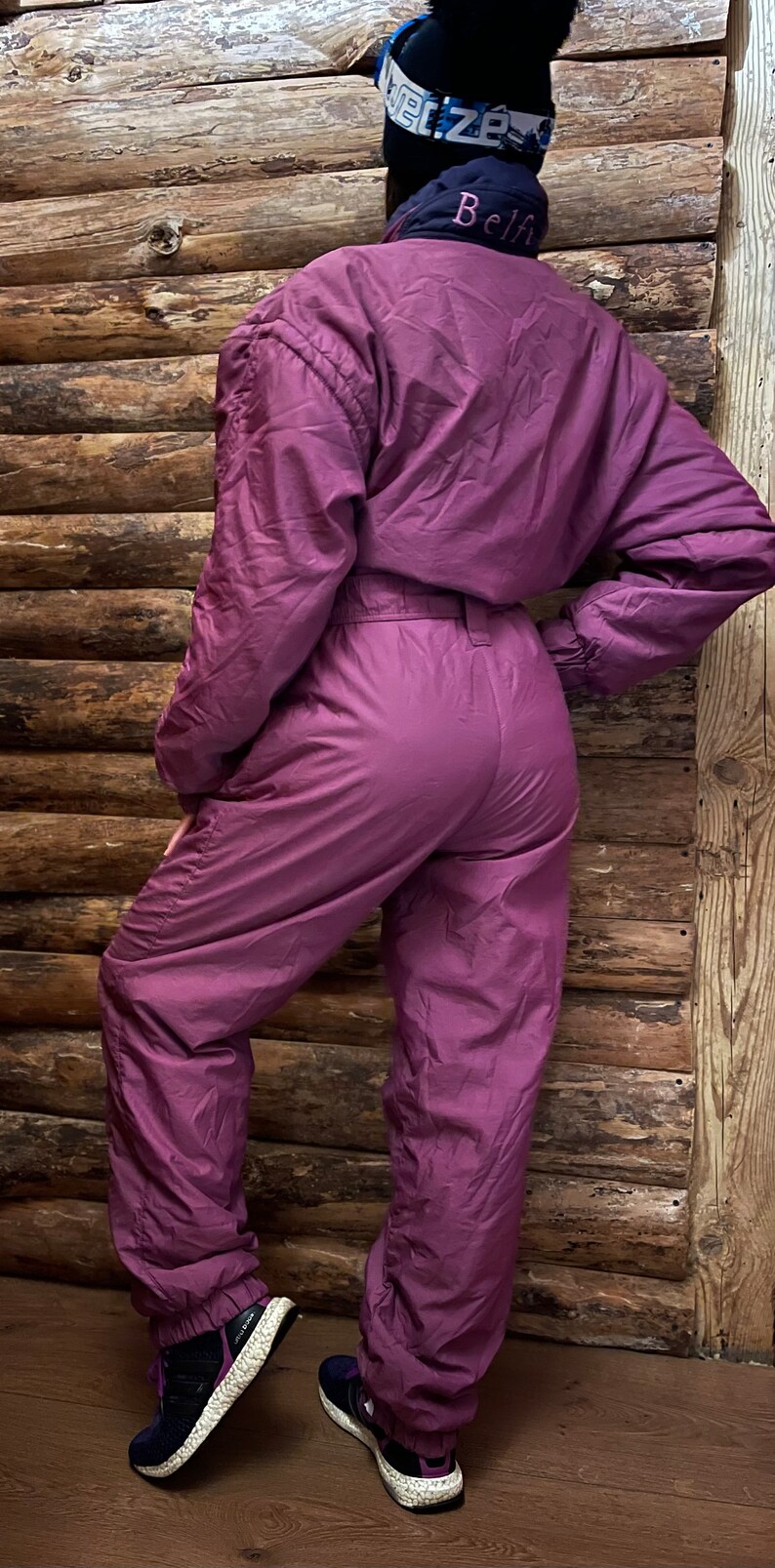 Ski Suit L BELFE Italy Winter Vintage Snowboard Skianzug Snowsuit Ski ...