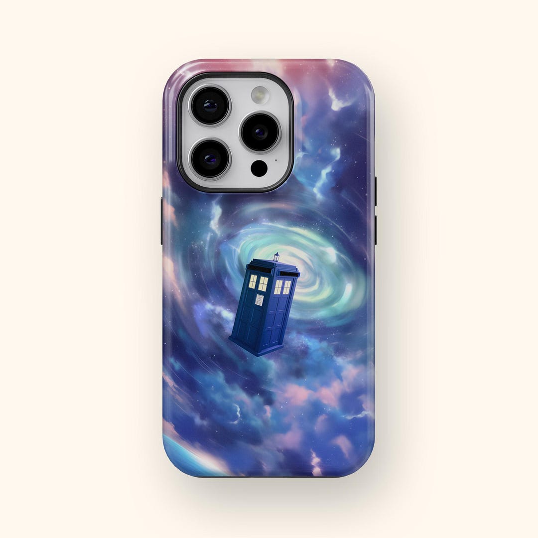 Doctor Who Tardis iPhone Case, Starry Sky Phone Case, Space Galaxy ...