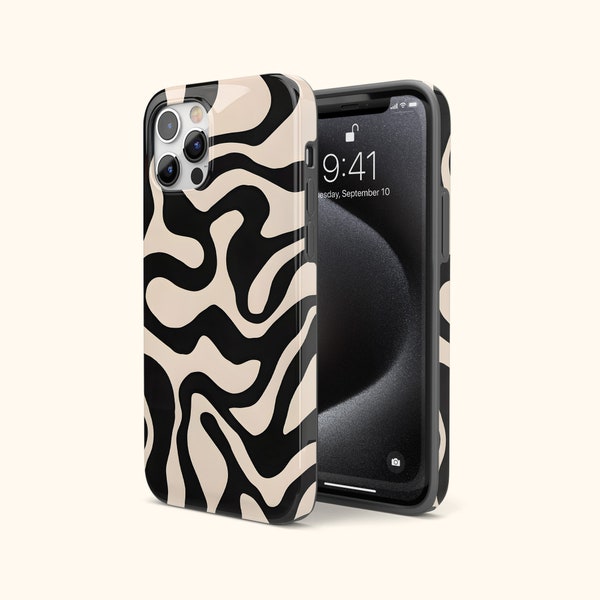 Neutral Swirl Phone Case - Etsy