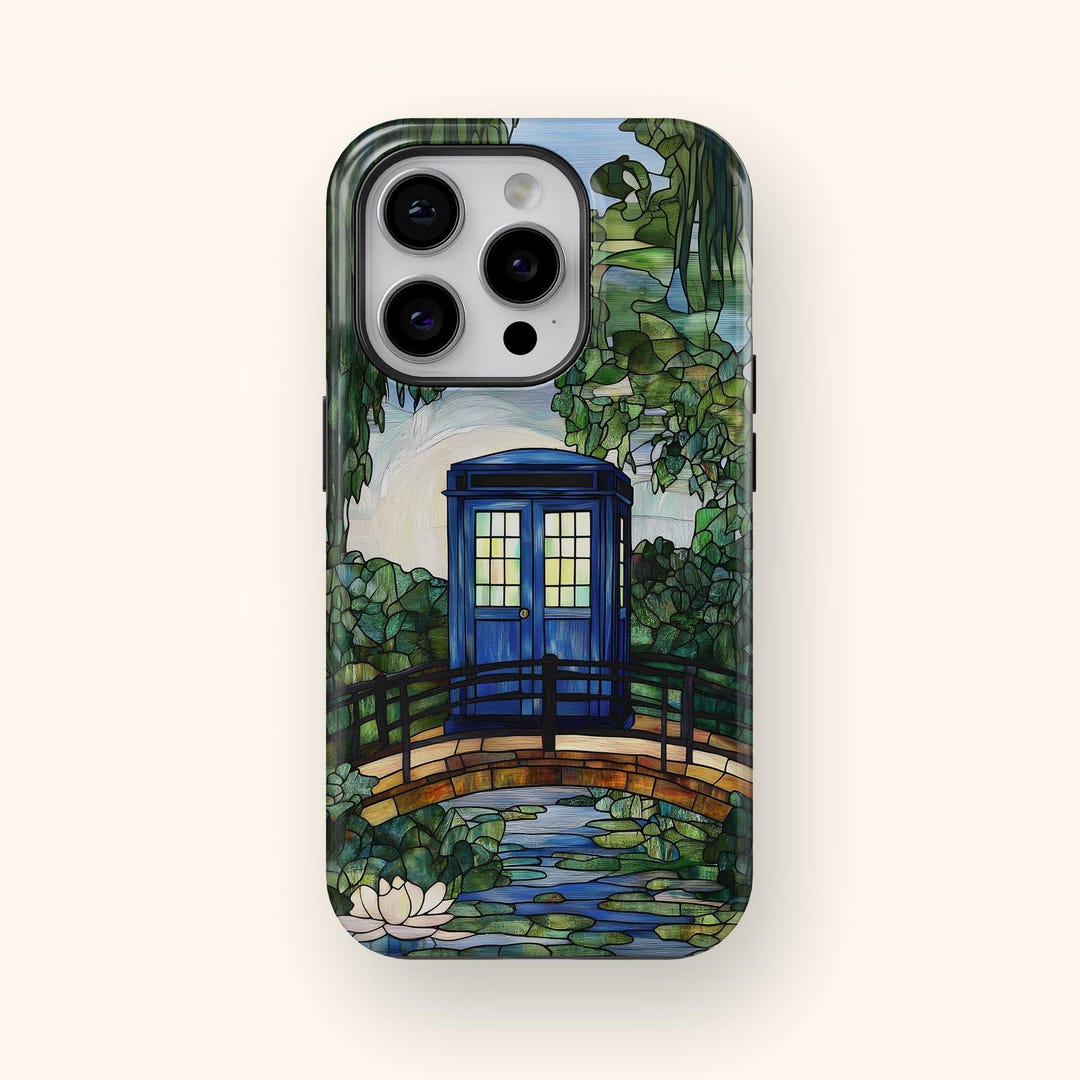Doctor Who Phone Case Tardis Phone Case Dr Who Gift Time Machine Blue ...