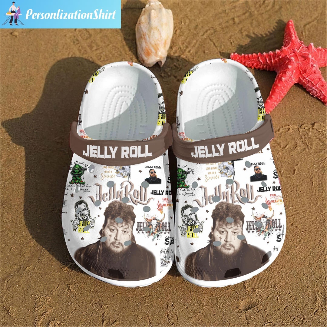 Jelly Roll Shoes Jelly Roll Sandals Jelly Roll Tour Shoes - Etsy