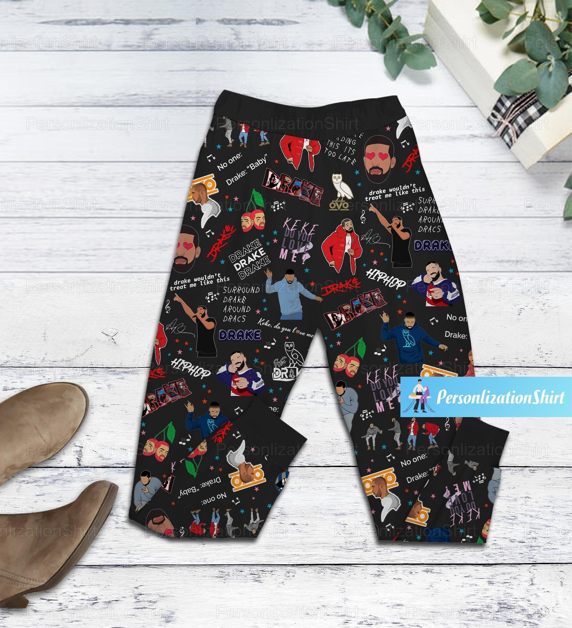 Christmas Drake Pajamas Set, Drake Fan Shirt, Drake Tour Holiday ...