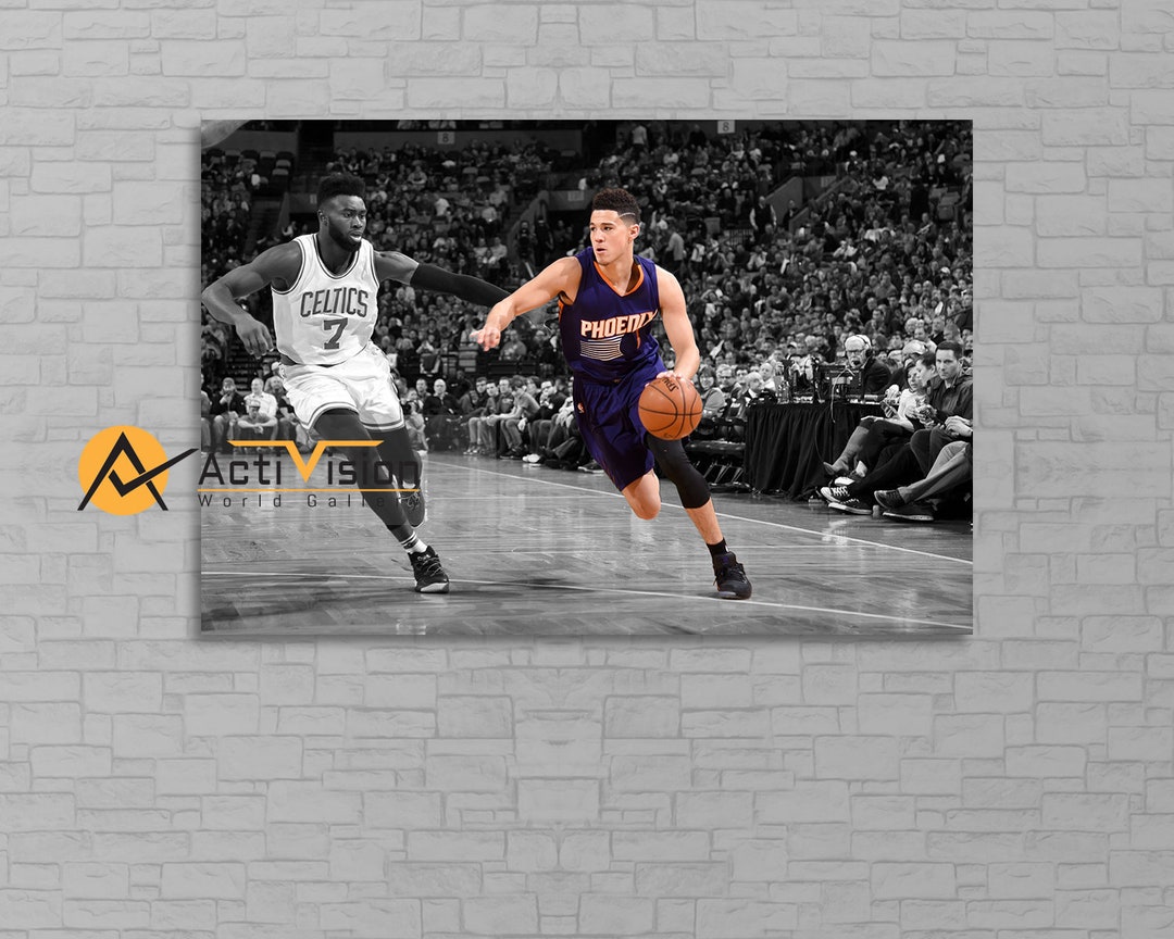 Devin Booker Basketball Player, Basketball Poster, Sports Wall Art ...