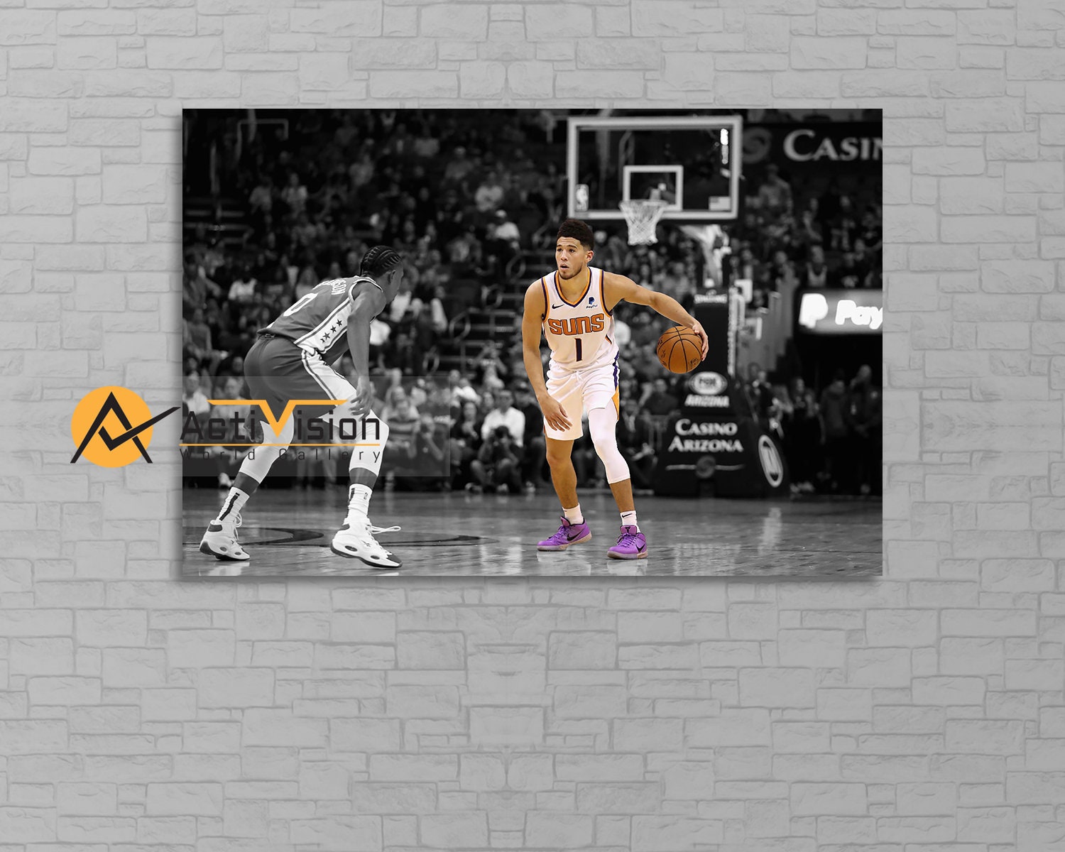 Devin Booker Basketball Player, Basketball Poster, Sports Wall Art ...