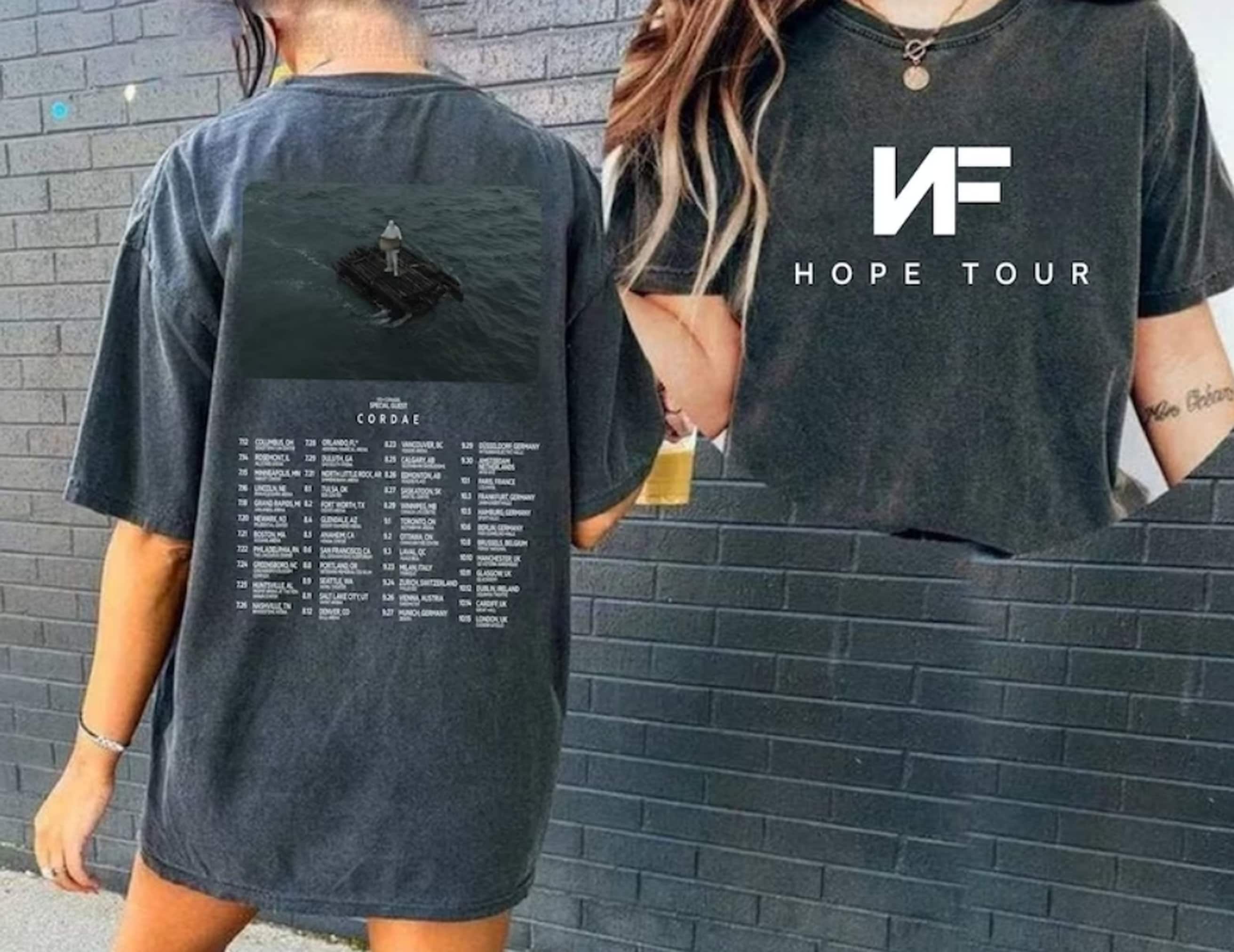 Vintage NF Rapper T-shirt, Hope Album Shirt, Rapper Fan Shirt, 2023 ...