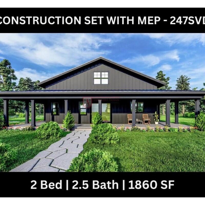 2 Bedroom Barndominium - Etsy