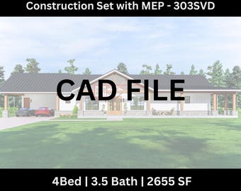 303SVD Add-on: Editable CAD File for Purchased Stock Plan - Etsy