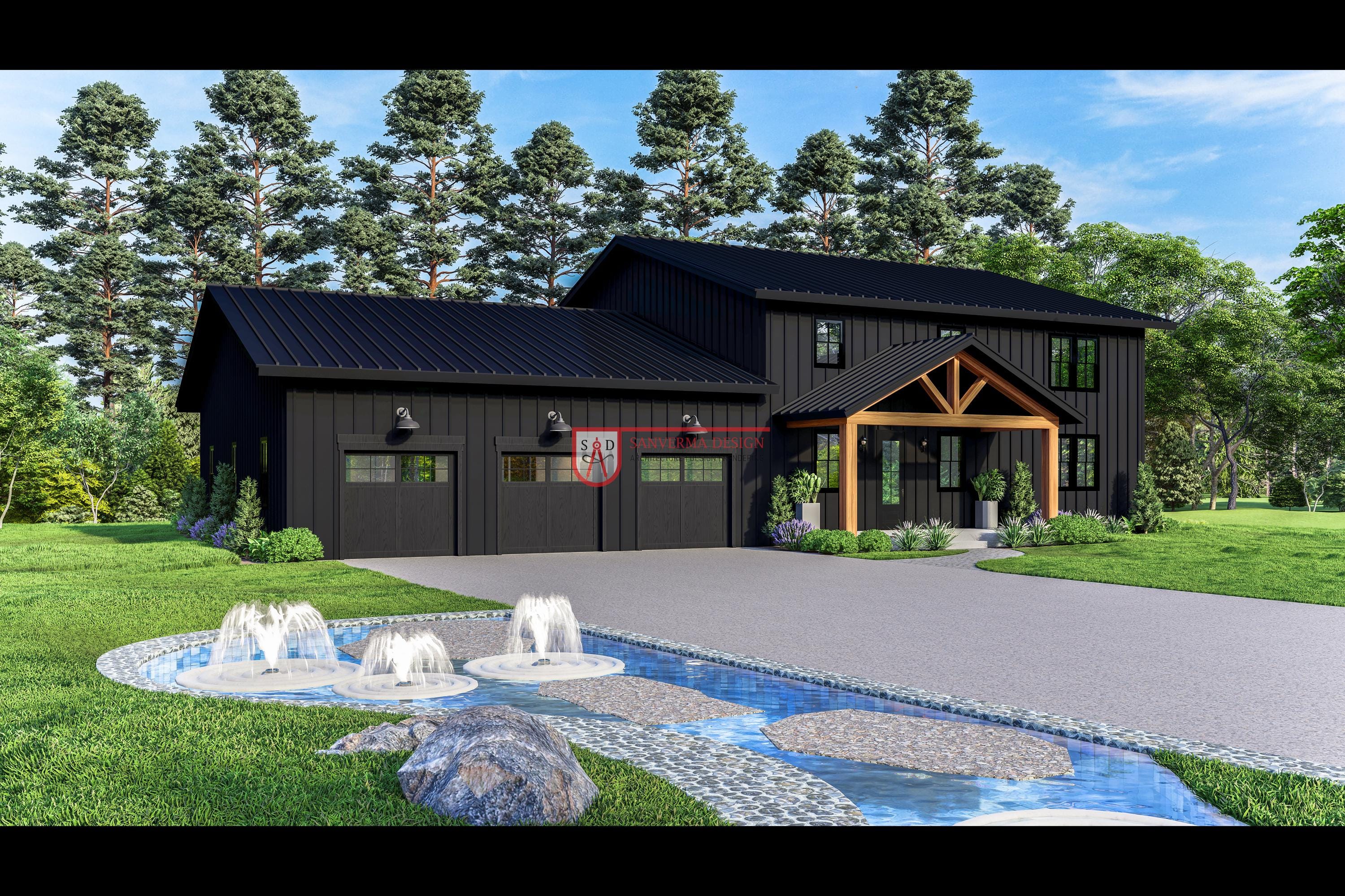 3 Bedroom Barndominium With Loft - 2 Level Barndo | Office | Garage ...