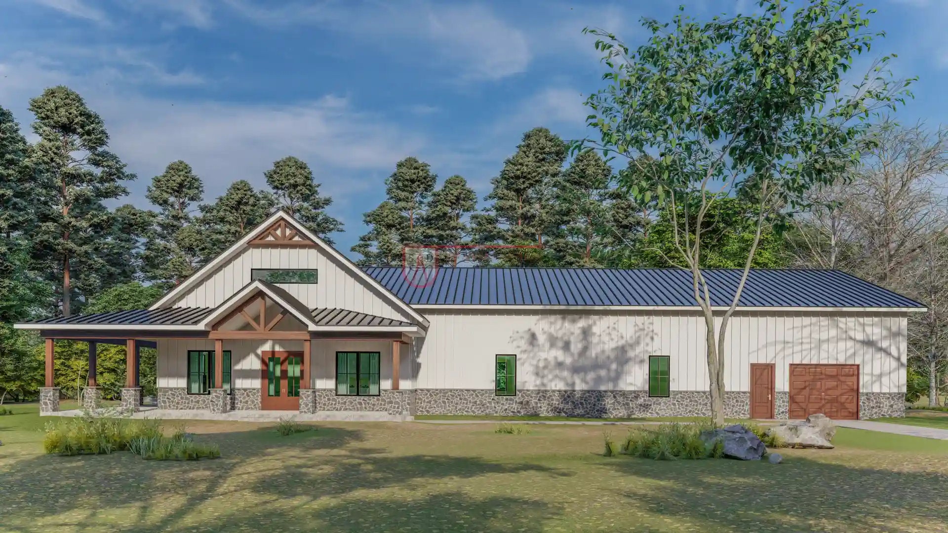 3 Bedroom Barndominium | 2 Bath | 2 LEVEL - Drawing Blueprints 2000 Sq ...