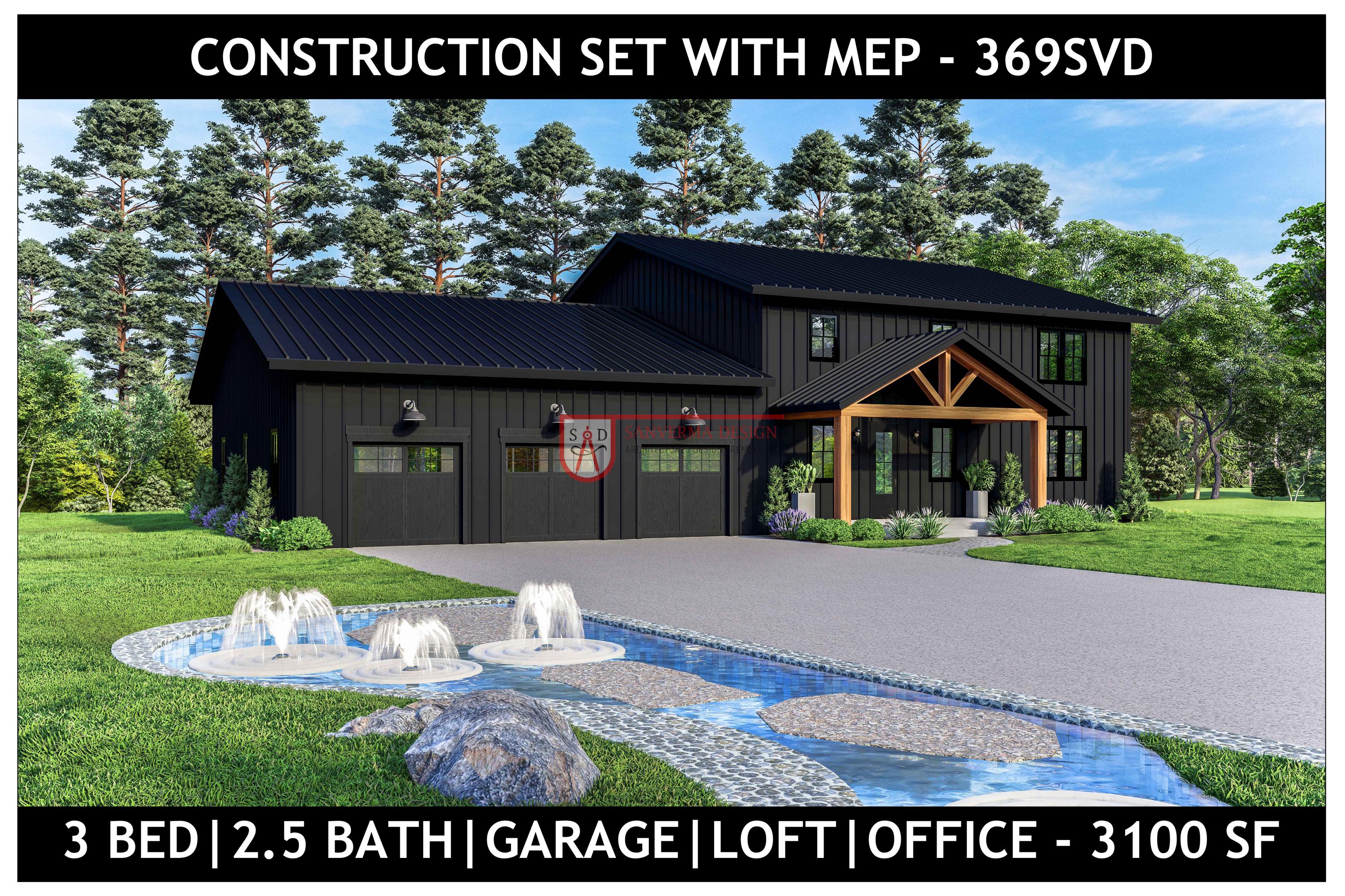 3 Bedroom Barndominium With Loft - 2 Level Barndo | Office | Garage ...