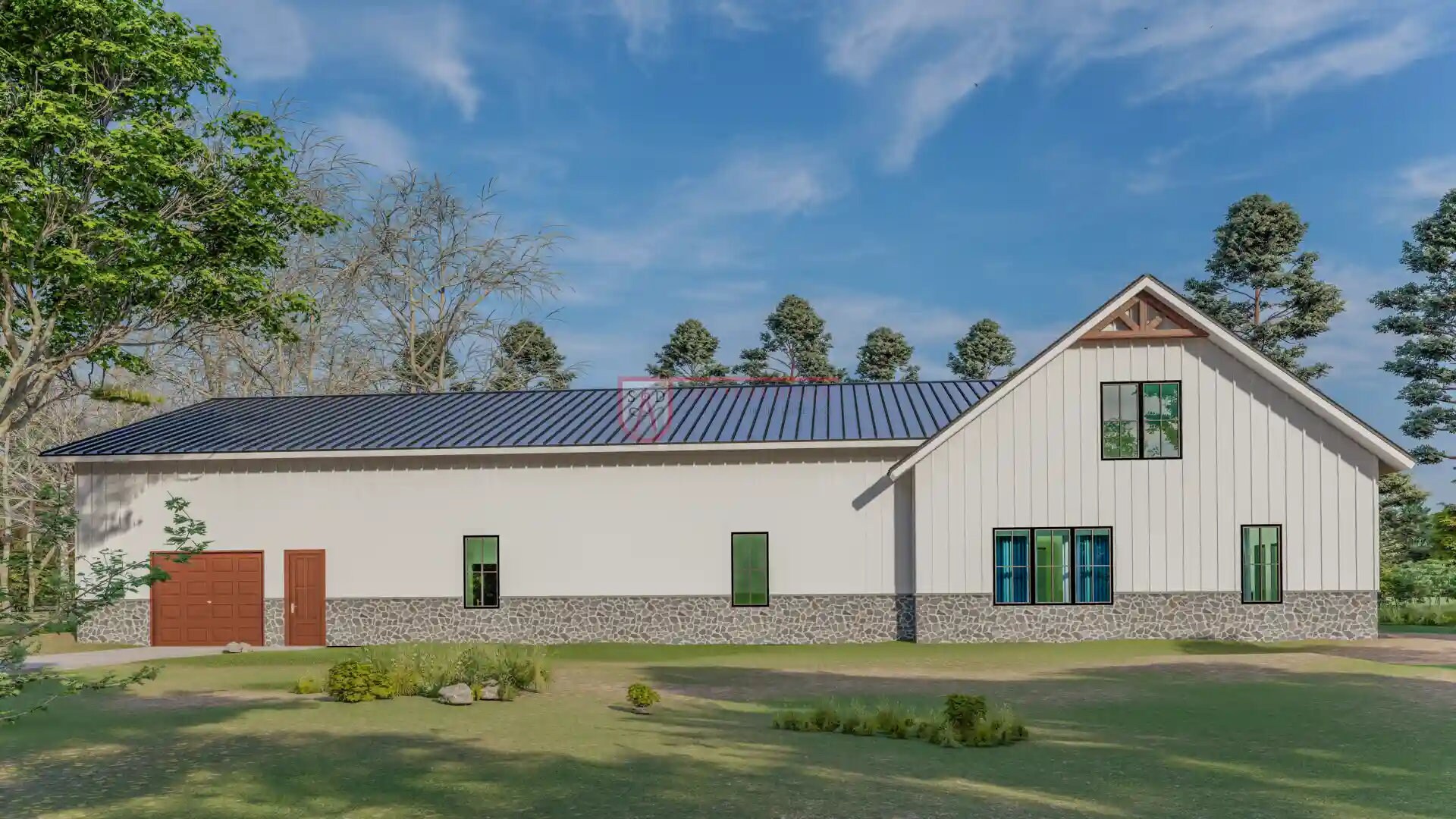 3 Bedroom Barndominium | 2 Bath | 2 LEVEL - Drawing Blueprints 2000 Sq ...