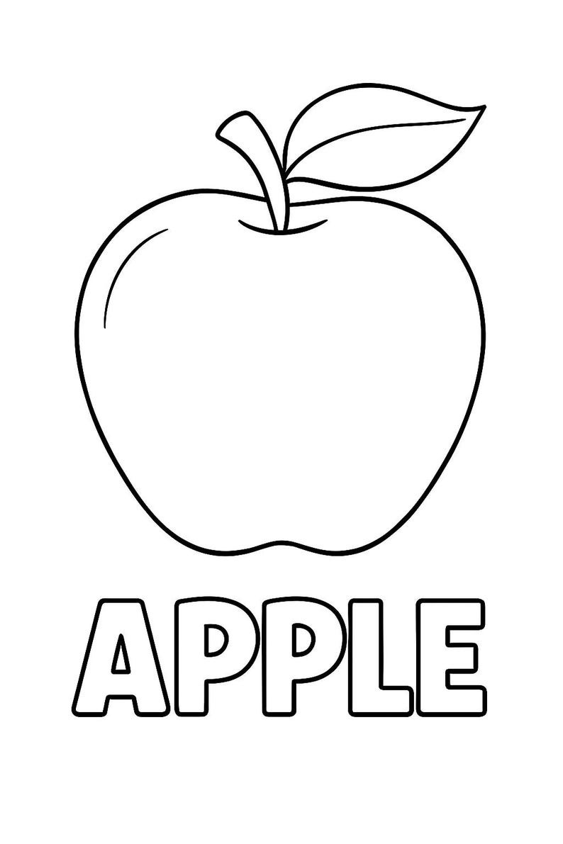 Fruits and Veggies Coloring Pages | 10 Printable PDF Sheets for Kids ...