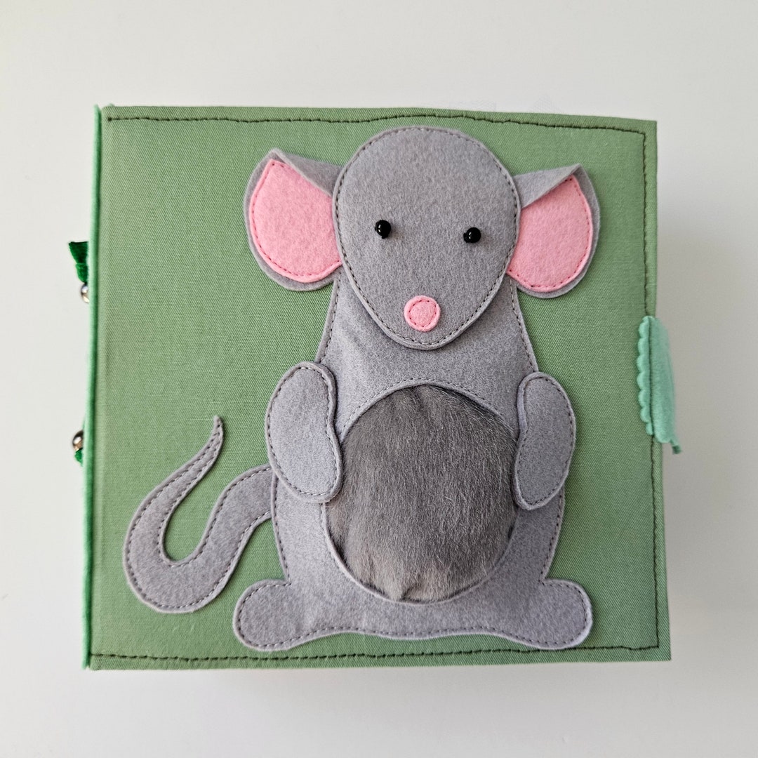 Montessori Felt Book / Silent Book Soft Book Play Book - Etsy