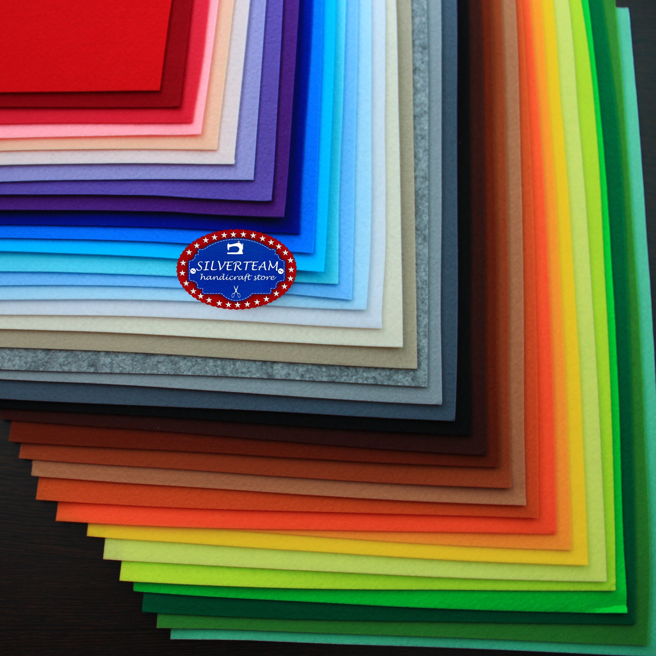38 Colour Set of Hard Felt by Shinwon Factory - Etsy