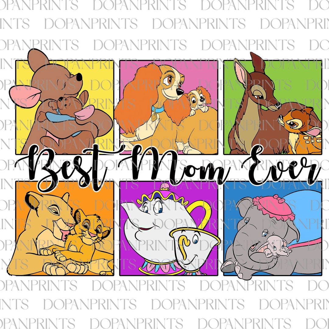 Best Mom Ever Png, Cartoon Character Png, Retro Mama Png, Family Trip ...