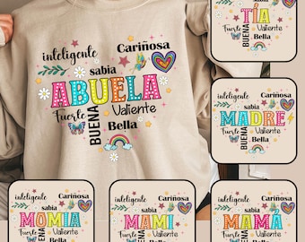 Bundle Madre Png, Spanish Mama Png, Mother's Day Png, Mom Life Png, Mom ...