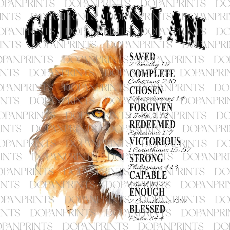 God Says I Am - Etsy