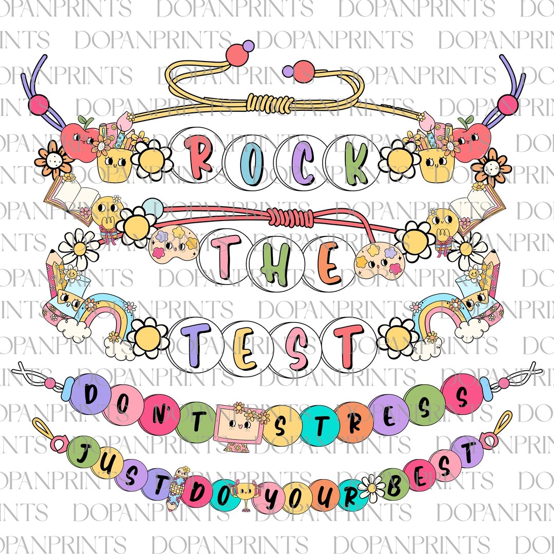 Test Day Png, Rock the Test Png, Don't Stress Do Your Best Png, Teacher ...