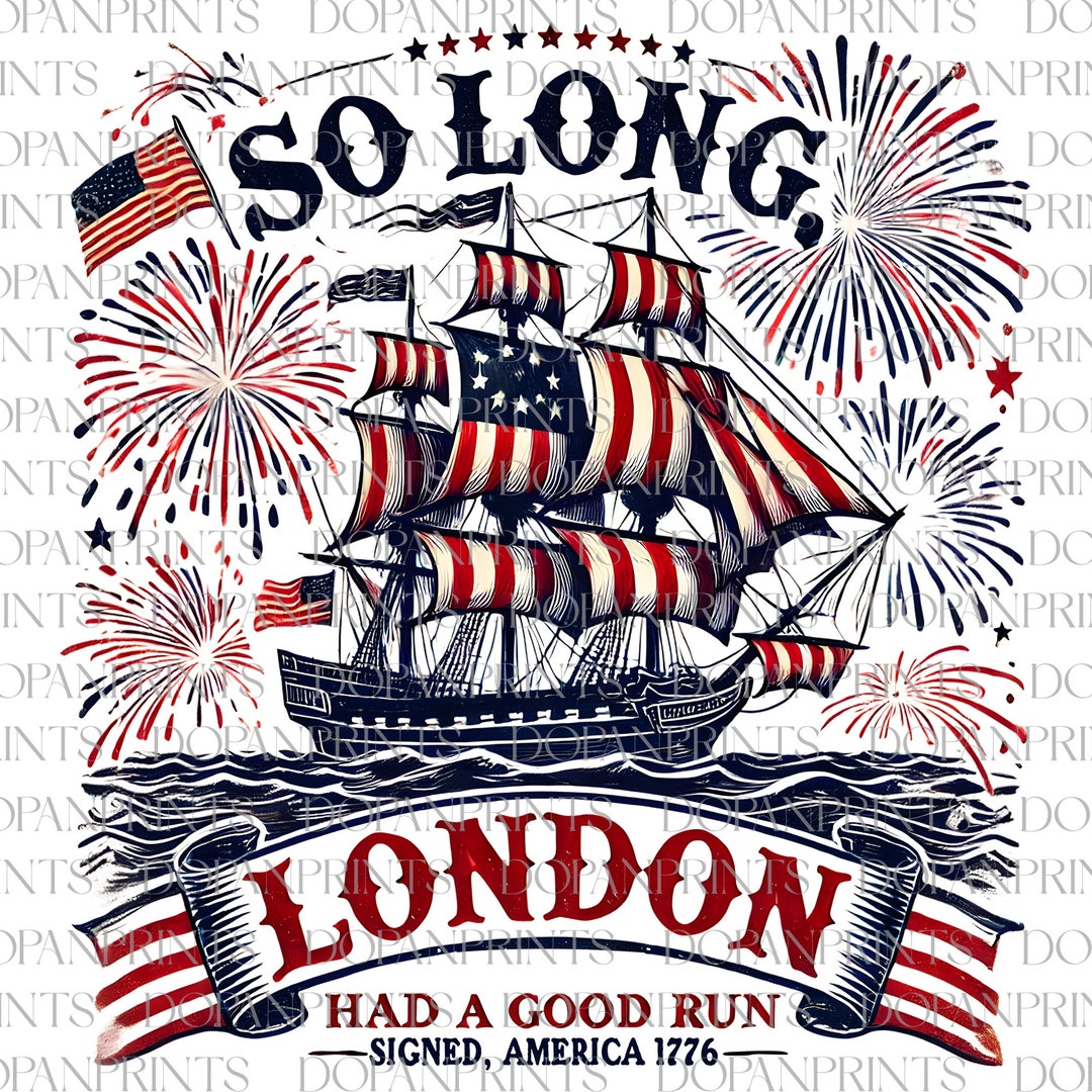 Had A Good Run Png, 4th of July Png, Retro Fourth of July Png, America ...