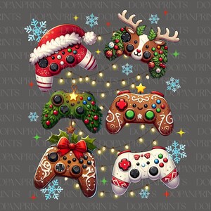 Retro Christmas Gaming Controller Png, Christmas Design for Kid Png ...