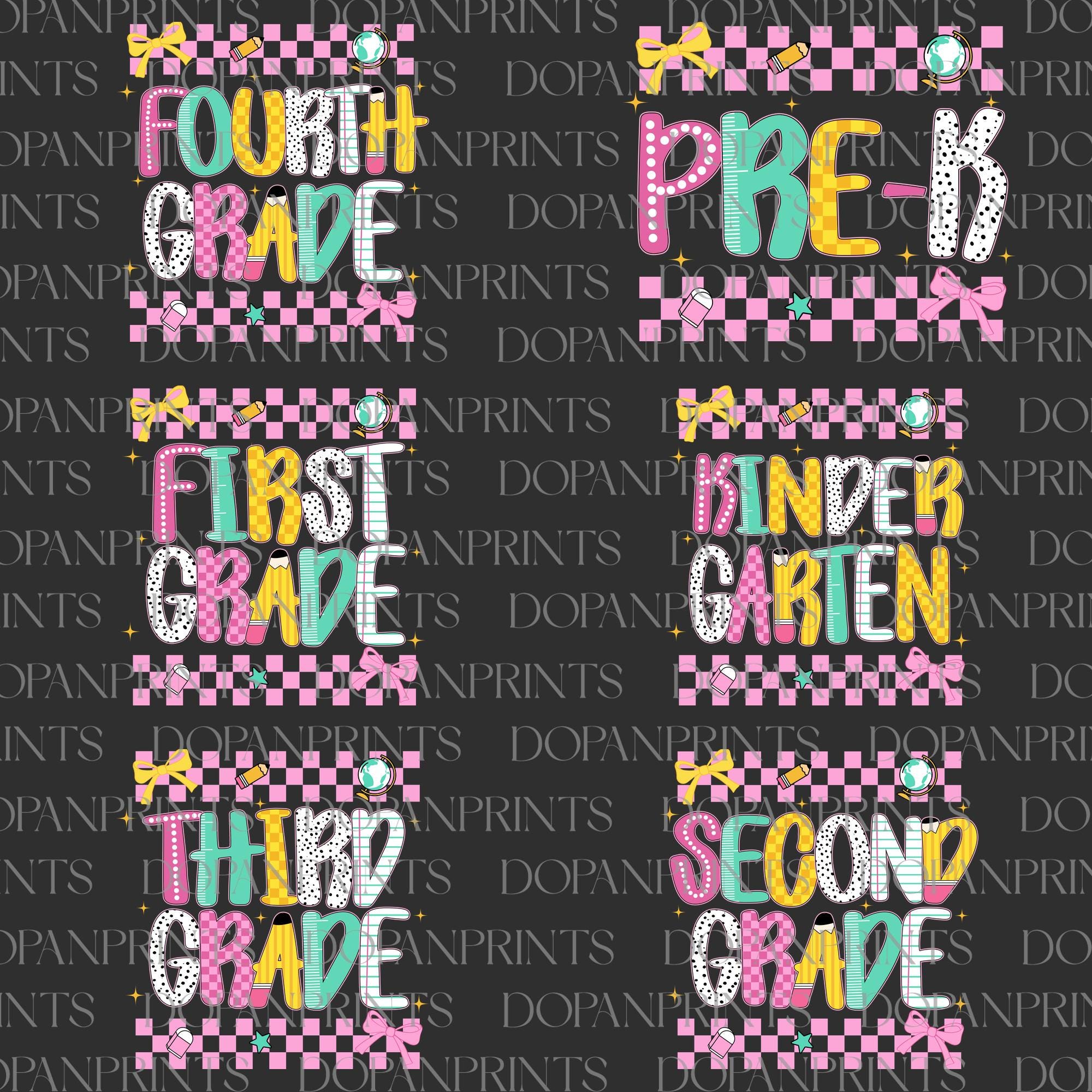 Coquette Teacher School Png Bundle, Preppy Back to School Png, First ...