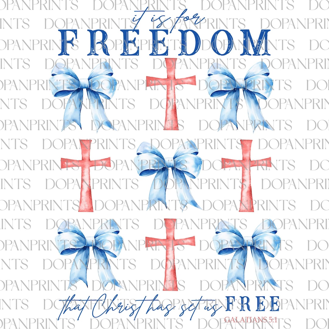 It is for Freedom Christ Has Set Us Free Png, It is for Freedom ...