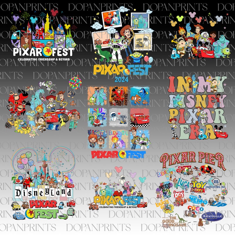 Pixar Svg Files - Etsy