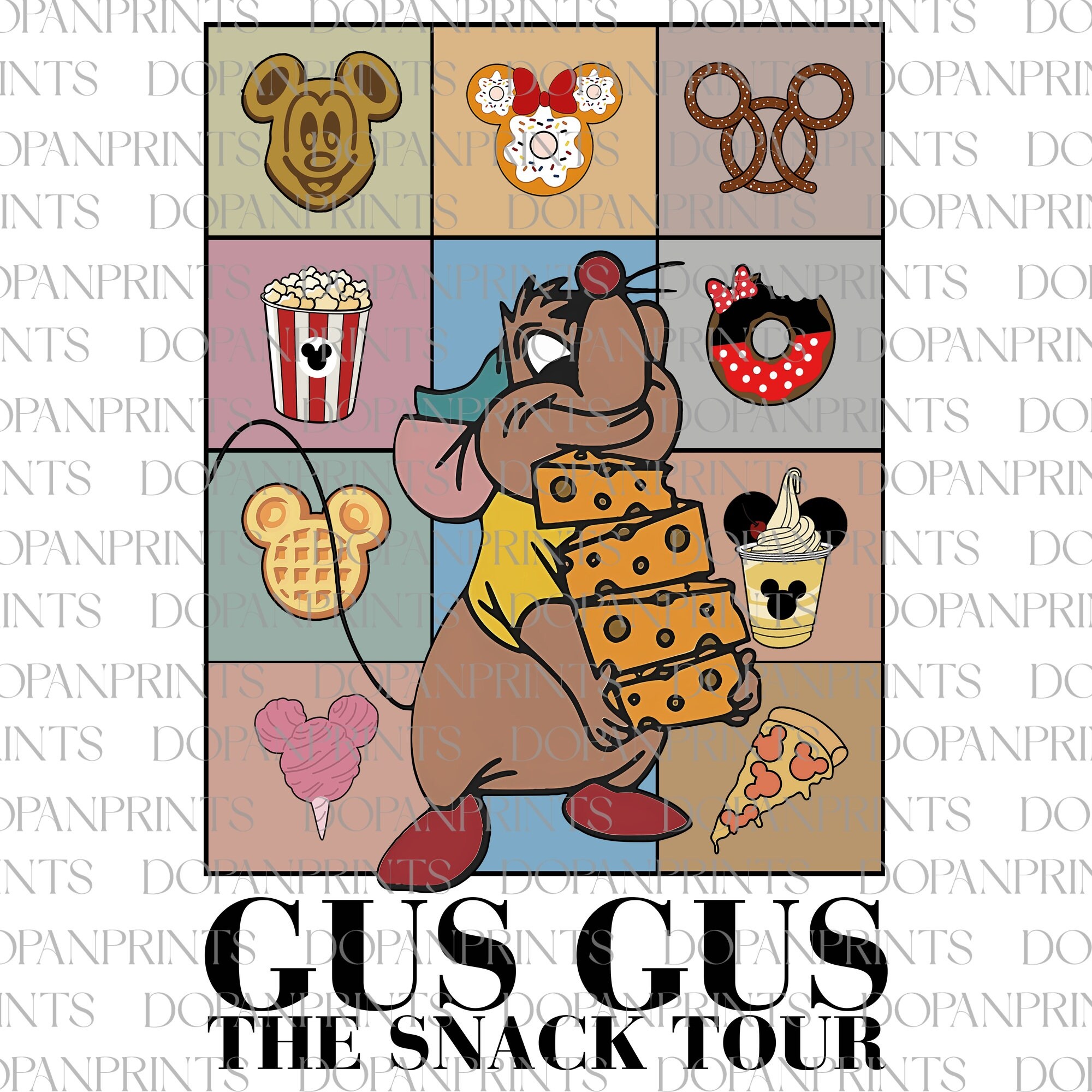 The Snack Tour Png, Mouse Snacks Png, Family Trip 2025, Drink and Food ...