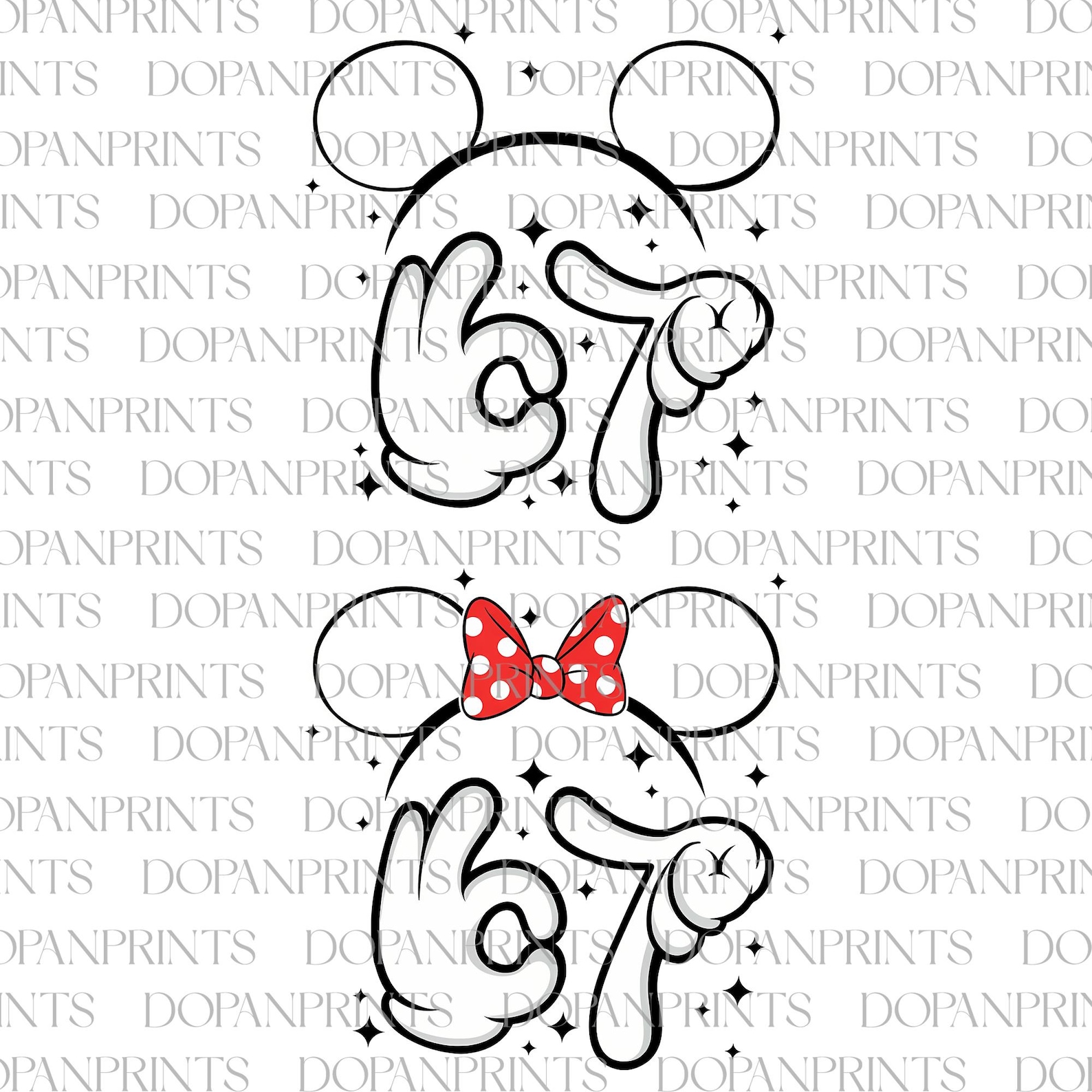 Six Seven Mouse 6 7 Meme Funny Hands Png, Funny Trandy Clipart ...