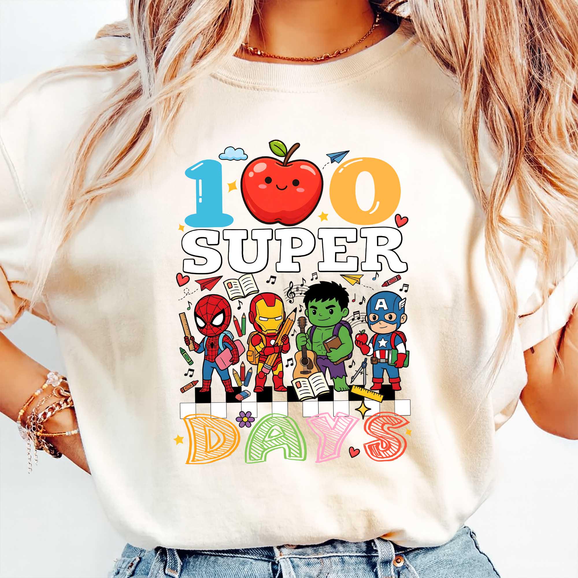 100 Super Days Png, Cartoon 100 Days Png, 100 Days of School Png ...