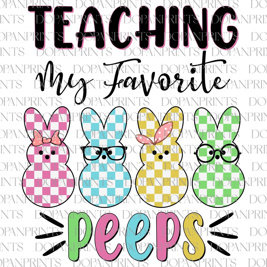 Teaching My Favorite Bunnies Png, Happy Easter Png, Cute Teacher Bunny ...