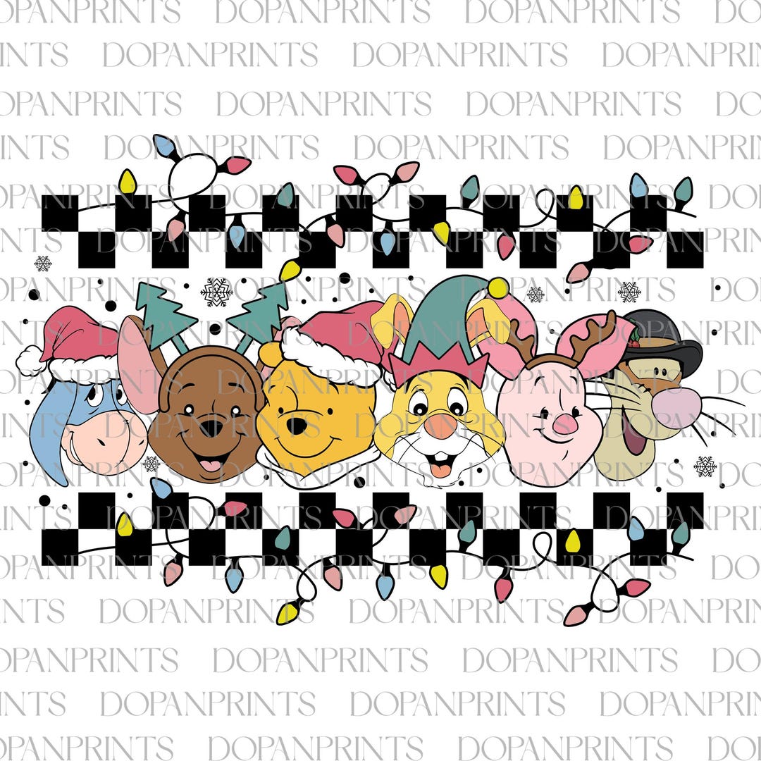 Merry Christmas Png, Christmas Bear and Friends Png, Cartoon Xmas Png ...