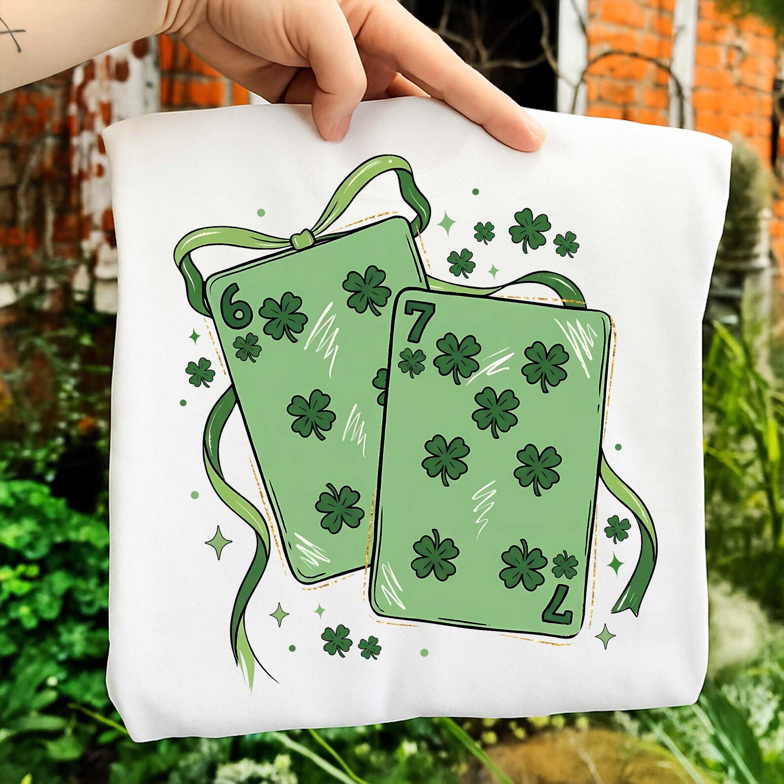 6 7 Playing Cards Patrick Png, Funny Coquette St Patricks Day Png ...
