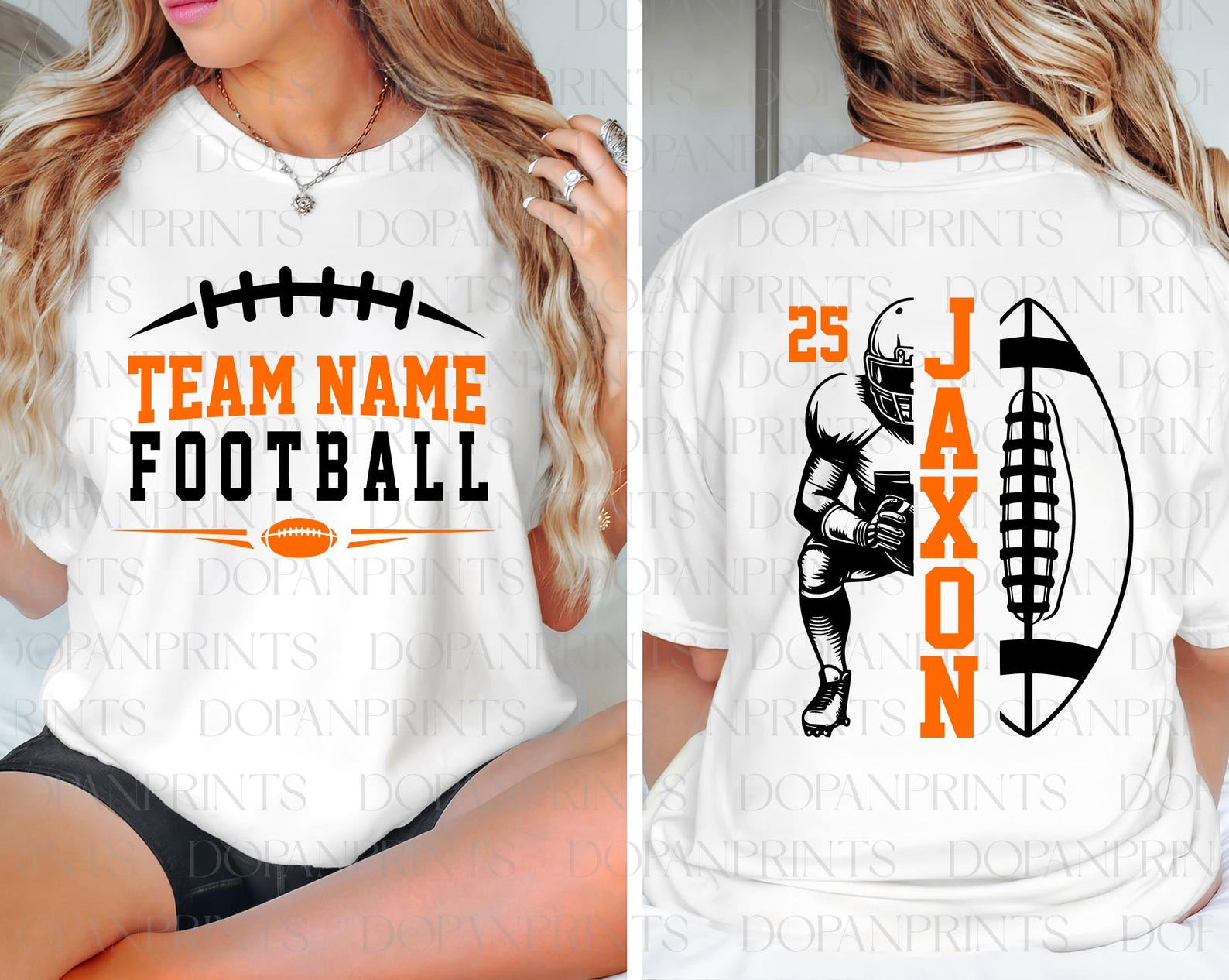 Custom Football Svg Png Bundle, Football Team Svg, Retro Sports, Game ...