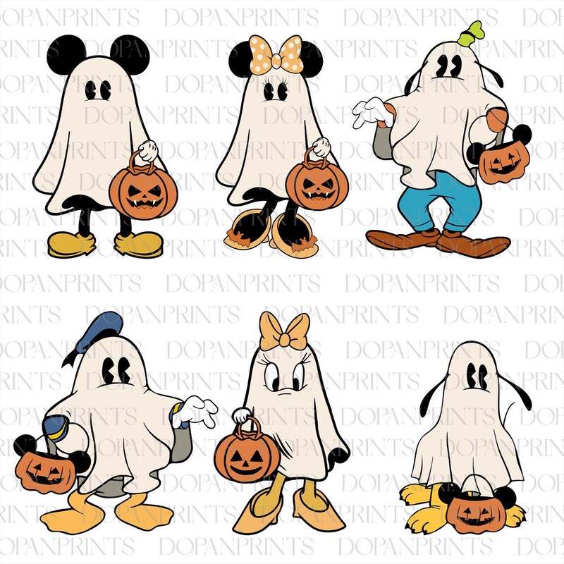 Mickey Ghost Svg - Etsy