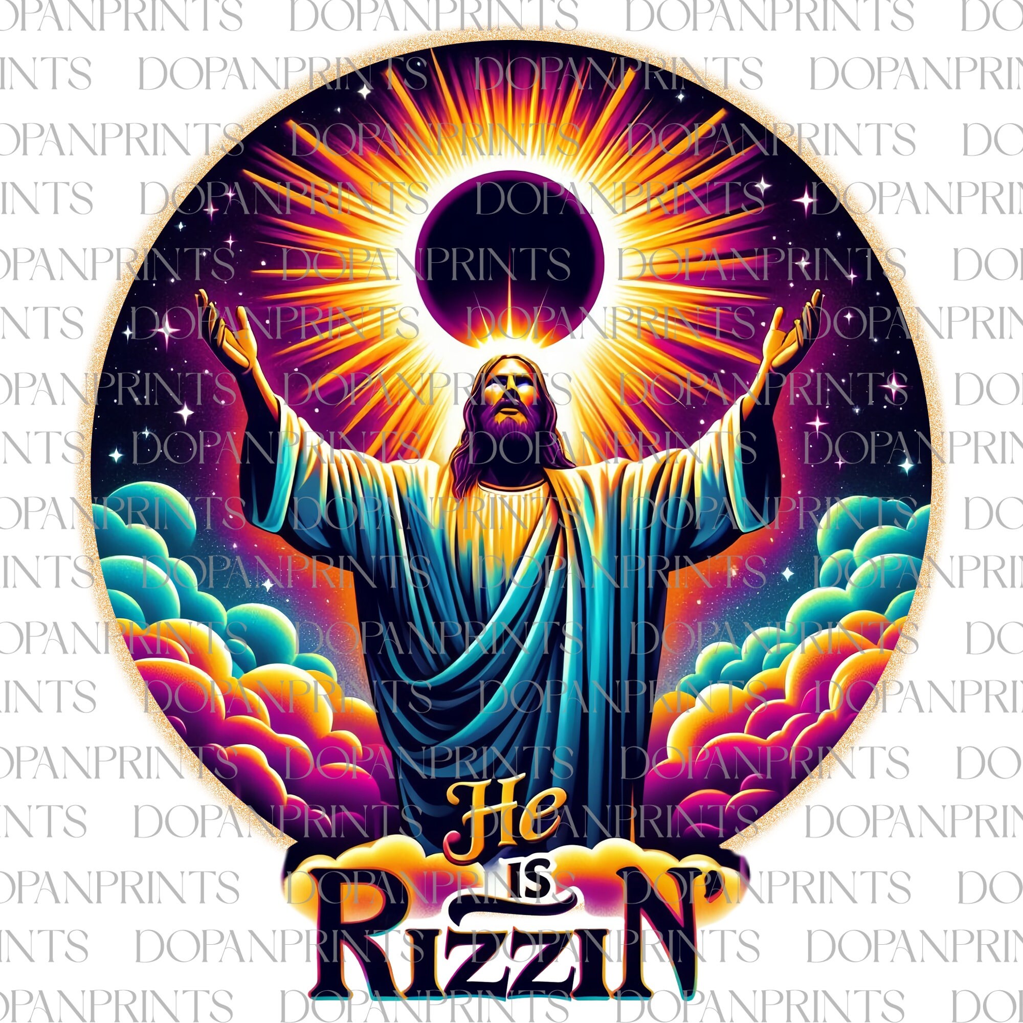 Jesus Total Solar Eclipse 2024 Png, Solar Eclipse 4.08.24 Png ...