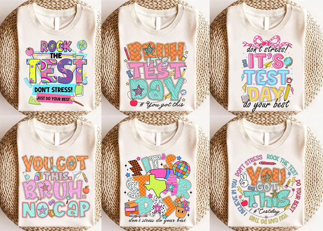 Bundle Test Day Png, Star Day Png, Teacher Test Day Coquette Png ...