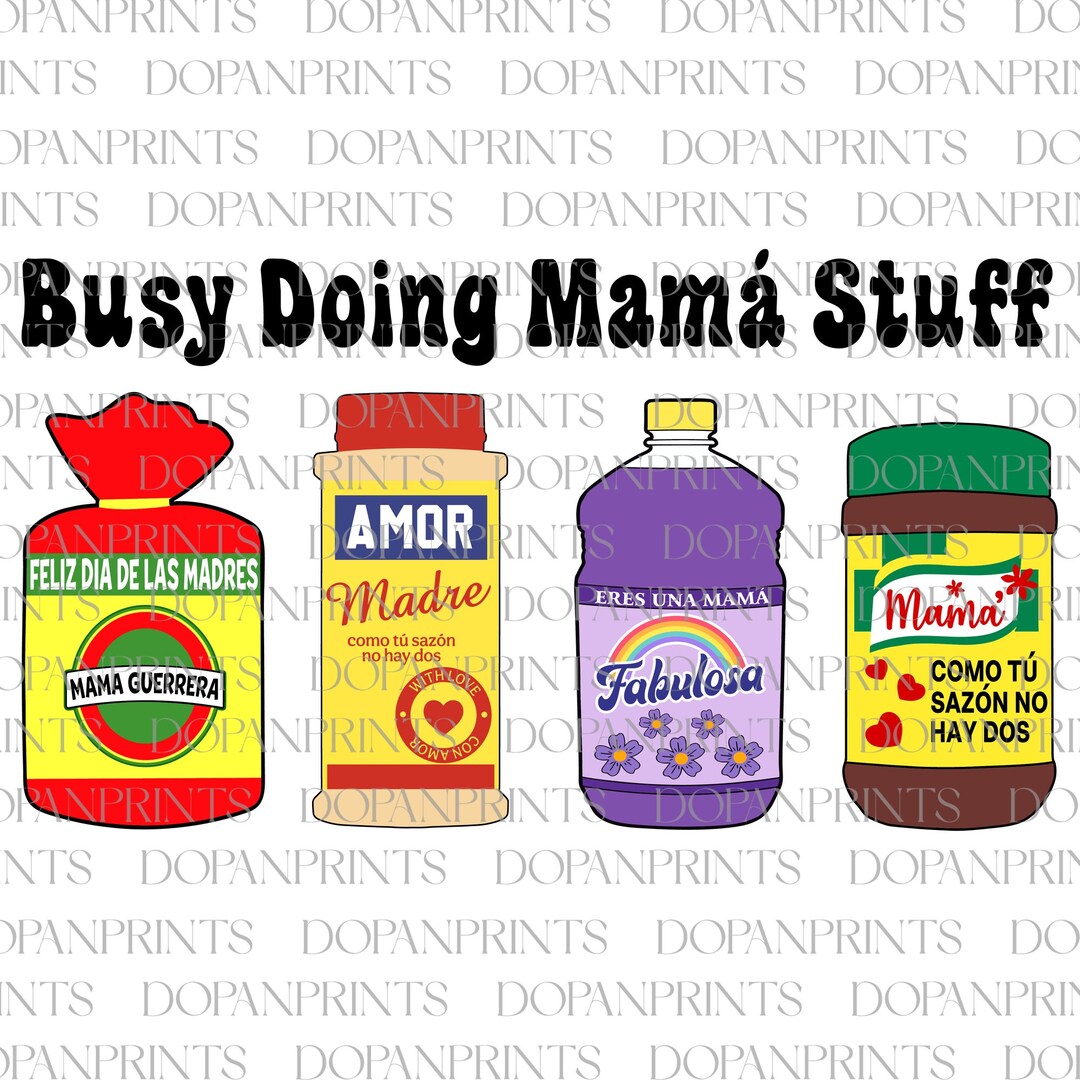 Bundle Busy Doing Mamá Stuff Svg, Mama Topper Multipack Svg Png, Madre ...