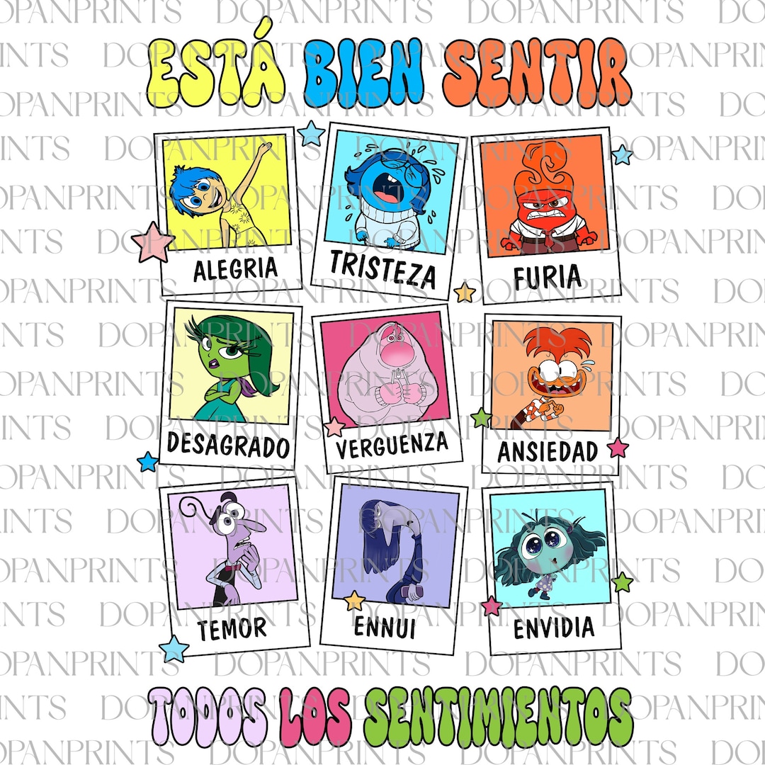 Está Bien Sentir Todos Los Sentimientos Png, Cartoon Emotions Friends ...