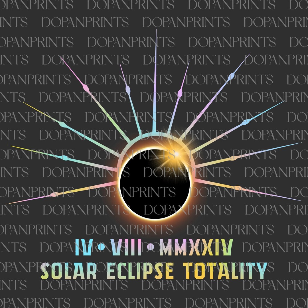 Total Solar Eclipse 4.08.24 Png, Path of Totality Png, Solar Eclipse ...