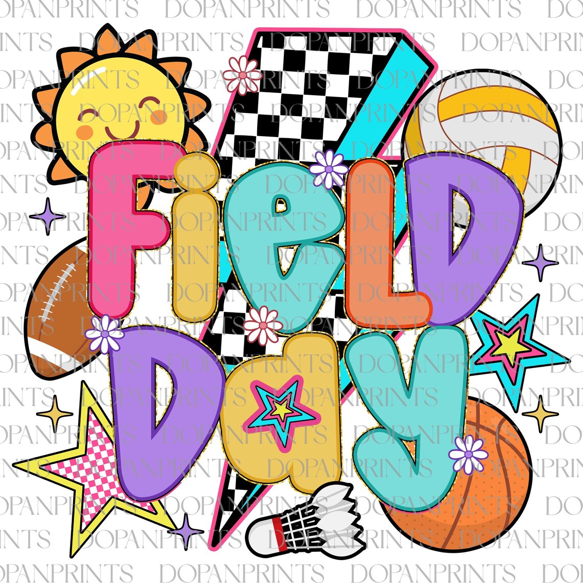 Preppy Field Day Png, Sports Day Png, Field Day Trip Png, Field Day ...