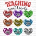 Teacher Sweet Hearts Png, Teacher Valentine Png, Happy Valentine's Day ...