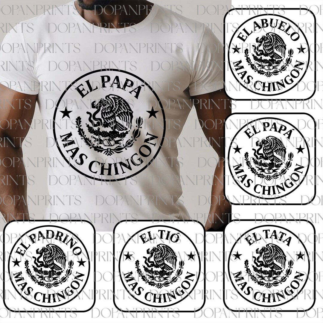 Bundle El Papa Mas Chingon Svg, Dia Del Padre Svg, Papá Svg, Father's ...