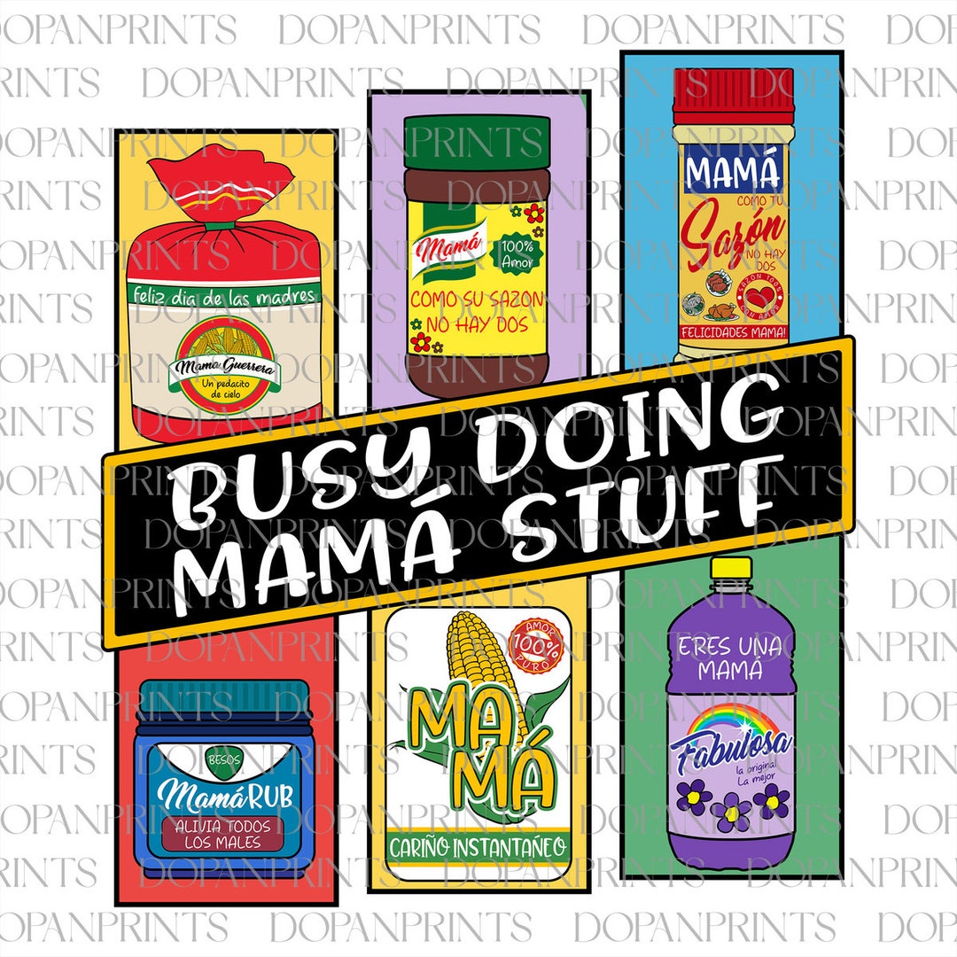 Busy Doing Mamá Stuff Png, Mama Topper Multipack Png, Retro Madre Png ...