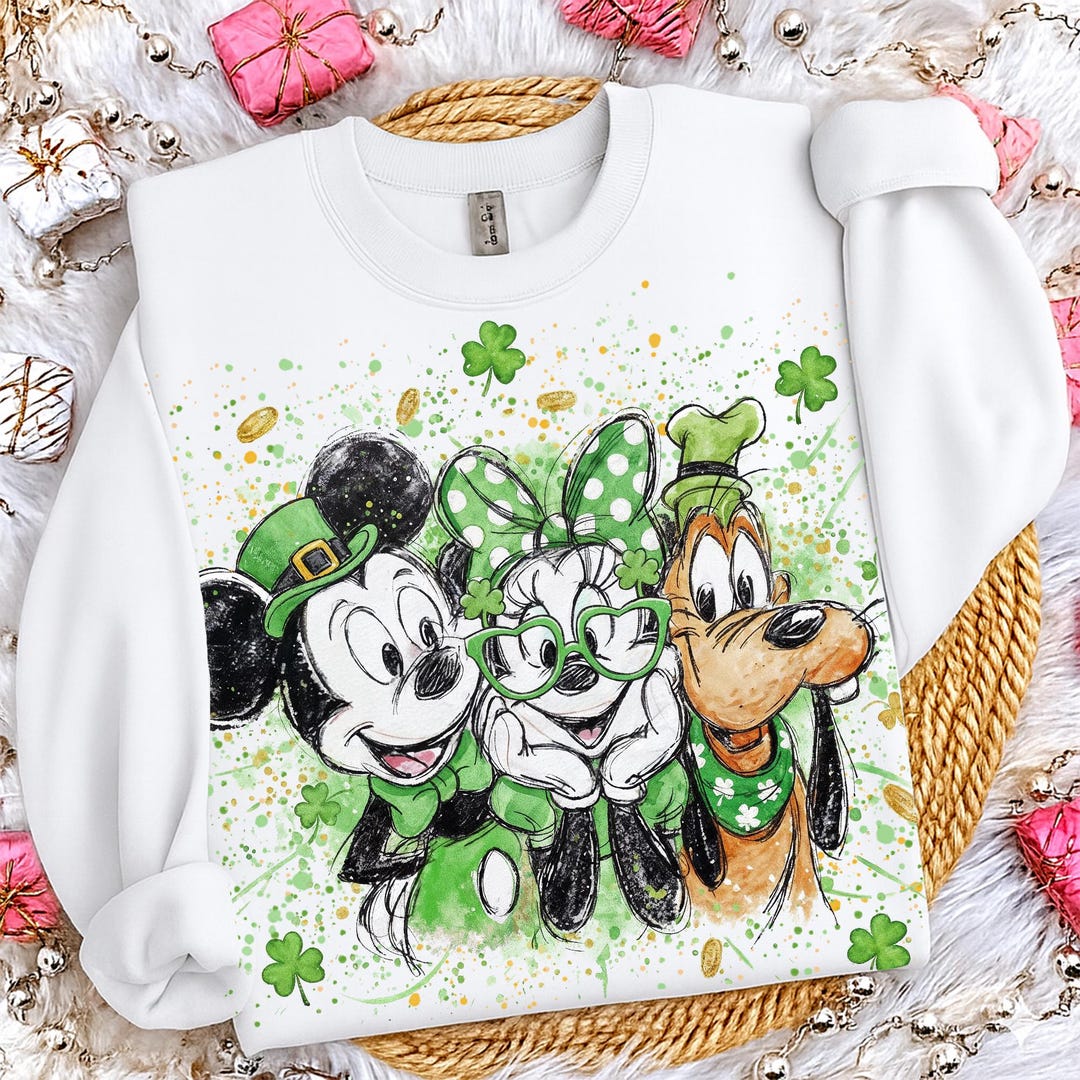 Mouse St. Patrick's Day Png, Mouse and Friends St Patricks Png, Irish ...