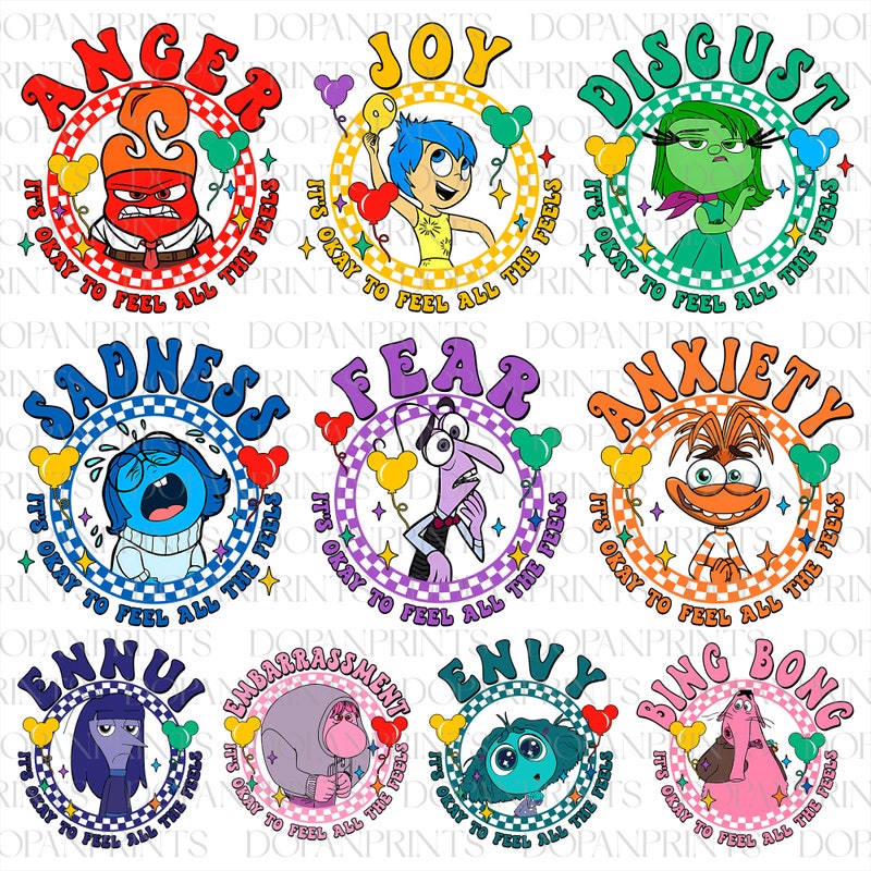 Emotions Clip Art - Etsy