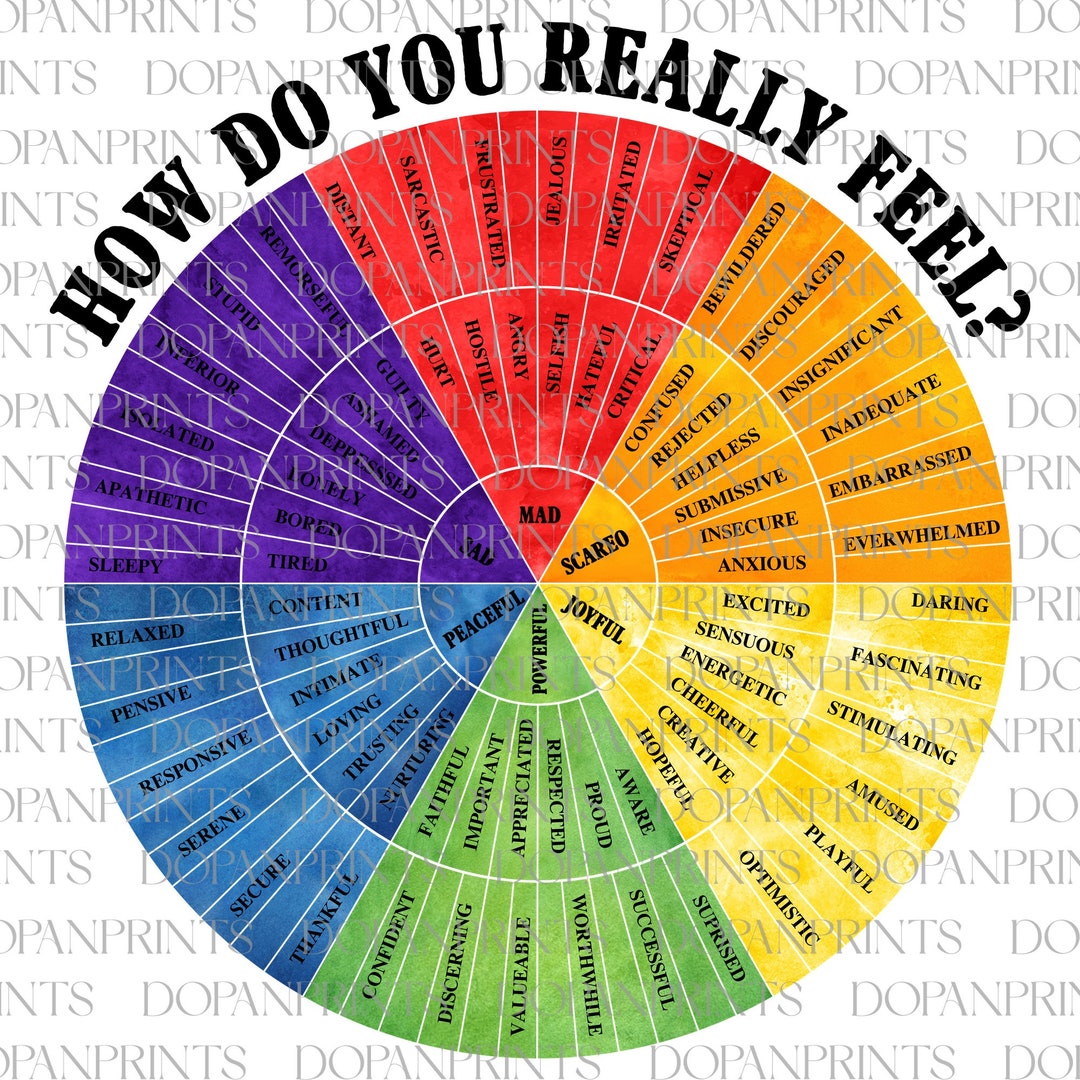Your Feeling Feelings Wheel Png, Mental Health Png, Therapist ...