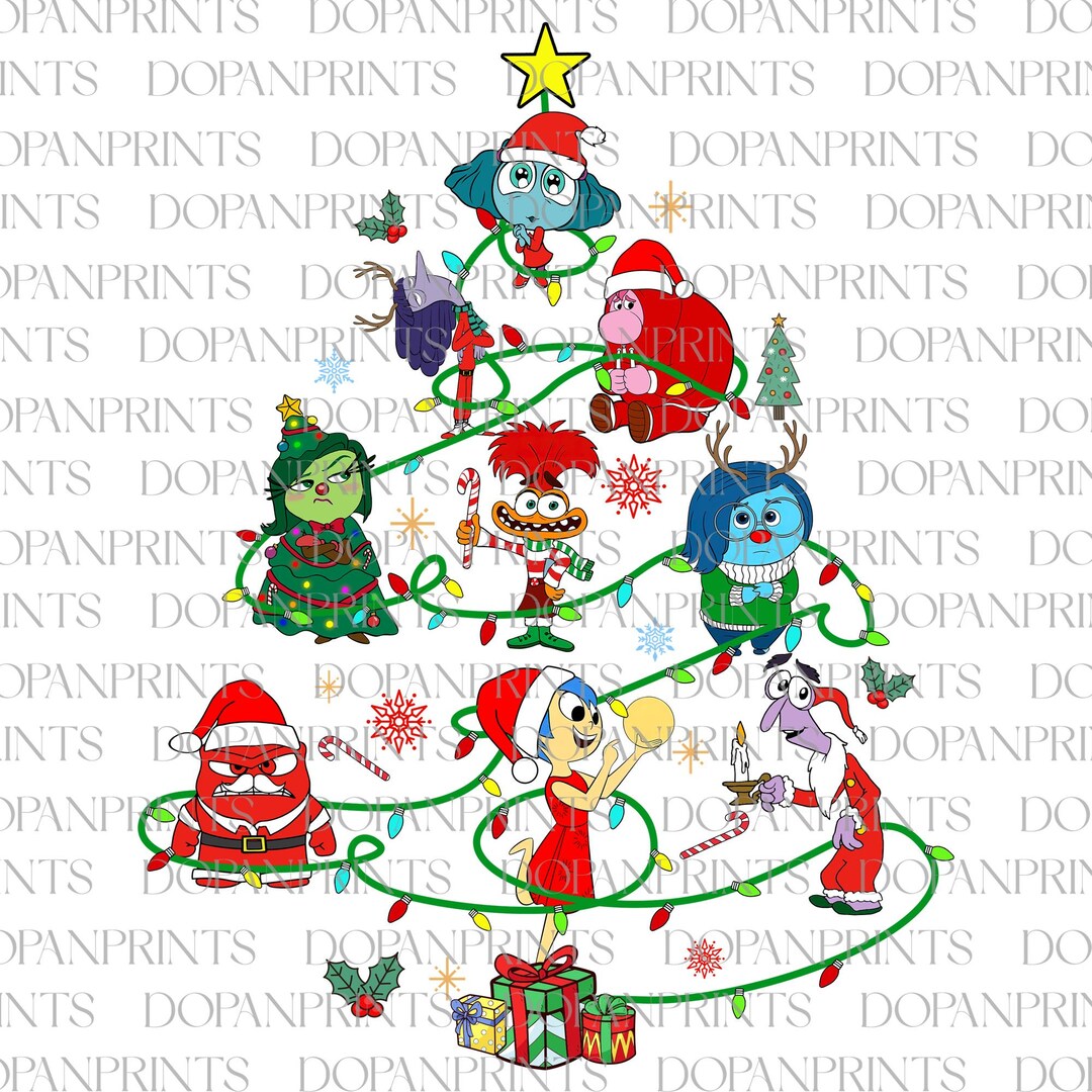 Árbol de Navidad Png, Dibujos animados Emociones Amigos Navidad Png ...