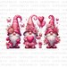 Pink Valentines Gnomies Png, Happy Valentine's Day Png, Heart Gnomes ...