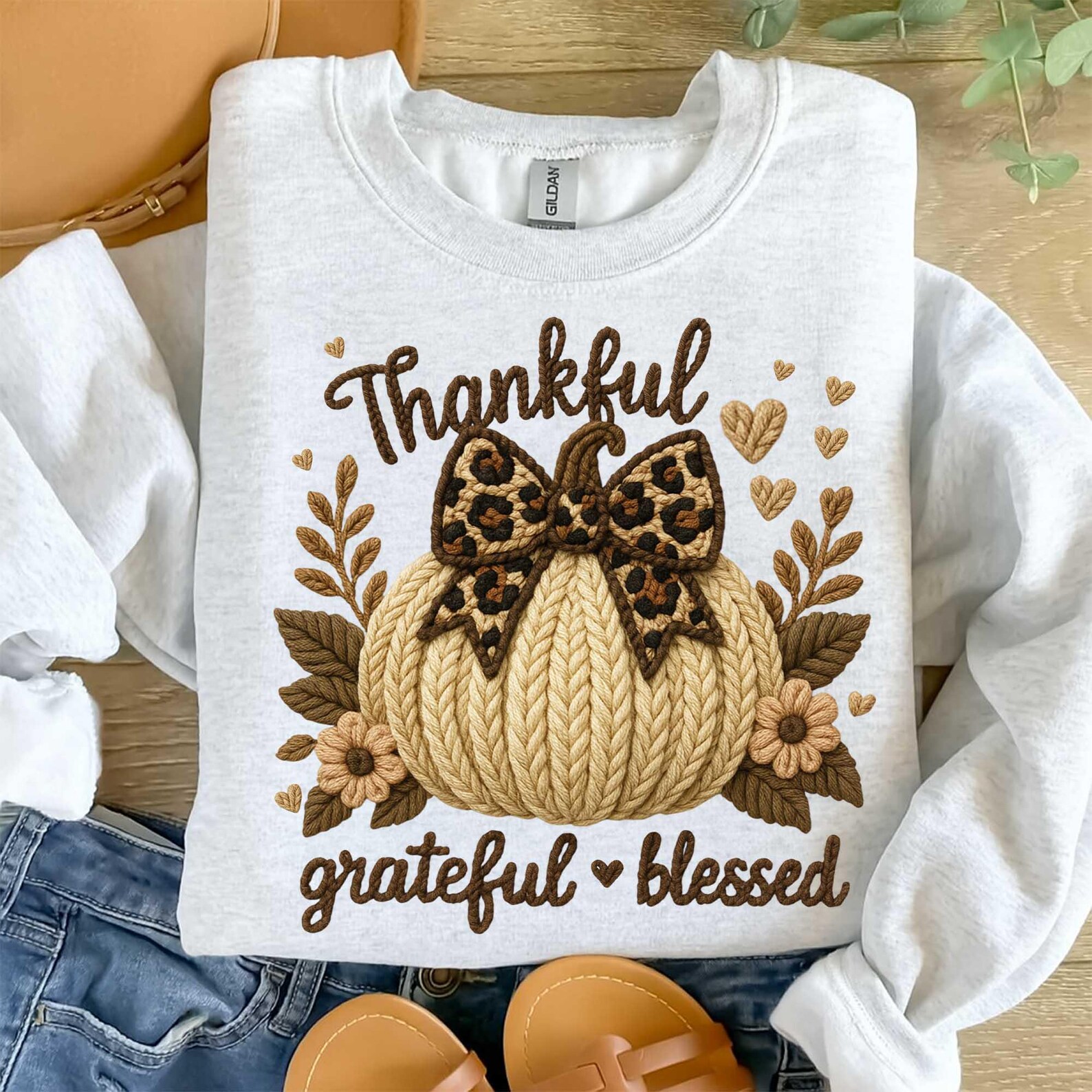 Yarn Crochet Grateful Thankful Blessed PNG, Latch Hook Yarn Faux ...